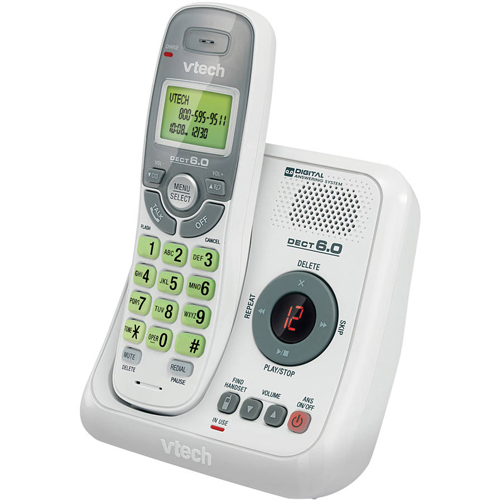 VTech CS6124 DECT 6.0 Cordless Phone With Digital Answering Machine ... VTech CS6124 DECT 6.0 Cordless Phone With Digital Answering Machine ...