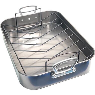 Click here for Gibson Home Broxton 2 piece Turkey Roaster & V-Rac... prices