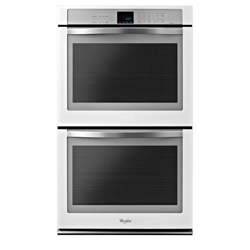 Whirlpool WOD93EC0AH Gold Series 30 White Built In Double Wall Self Cleaning Oven BrandsMart USA