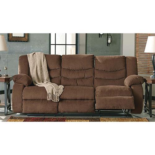 Tulen Chocolate Reclining Sofa Reviews | Baci Living Room