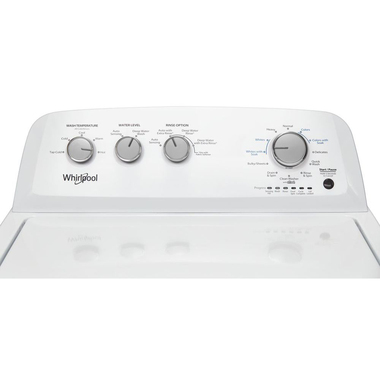 Whirlpool WTW4855HW 3.8 Cu. Ft. Top Load Washer with Soaking Cycles, 12 ...