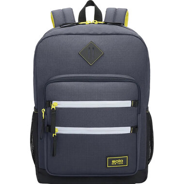 Click here for Solo UBN796-5 New York Vortex Backpack - Navy Blue prices