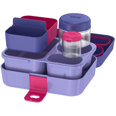 Click here for Thermos F500PUT6 Kids 8 Pc. Food Storage Kit  Purp... prices
