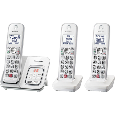 Click here for Panasonic KX-TGD833W Cordless Landline Phone Syste... prices