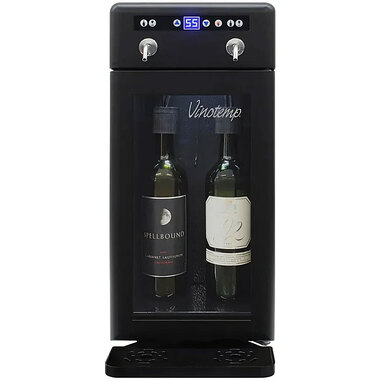 Click here for VINOTEMP VT-WD002-BLK 2 Bottle Wine Dispenser prices