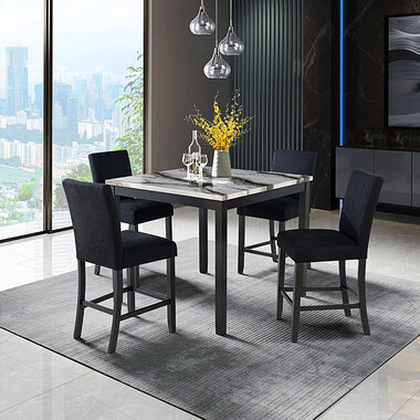 Click here for Global Furniture D4054BT-BS Bar Table with 4 Bar S... prices