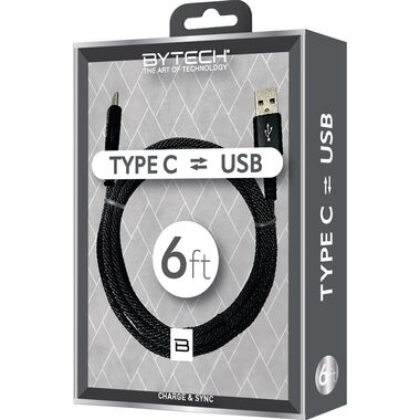 Click here for Bytech BY-CP-CA-270-AC 6ft Netted Type-C Cable-AC prices