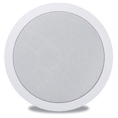In-ceiling loudspeaker with 8-inch driver - White - Black