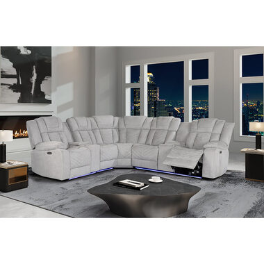 Click here for Global Furniture HAILYSECS-ASH Hailey Sectional wi... prices