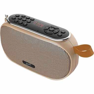 SuperSonic SC-1444BTGOLD Portable Bluetooth Speaker - Gold