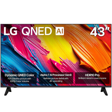 Lg 43" Qned Ai 4K Smart Tv Hdr - Lg 43QNED70AUA - Black