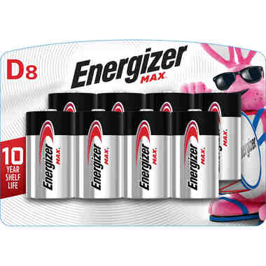 Click here for Energizer E95BP-8 MAX D Batteries prices