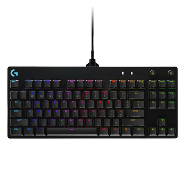 G Pro Series Tenkeyless Mechanical Gaming Keyboard with Gx Clicky Switches - Black