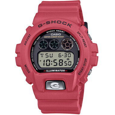 G-Shock Mens Japanese Quartz Red Resin Watch  50mm - Red