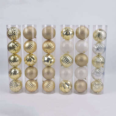 Click here for Christmas Elegance 10624885GD2 5-Count 100MM Ornam... prices