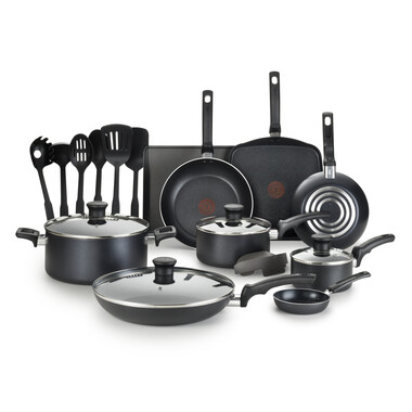 T-Fal(R) Essentials 20pc. Black Set