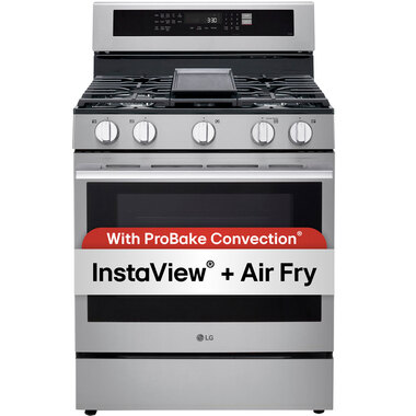 Click here for LG LRGN6325X 6.3 Cu. Ft. Probake Convection Gas Ra... prices