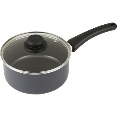 GoodCook Aluminum 3-Quart Everyday Sauce Pan - Black