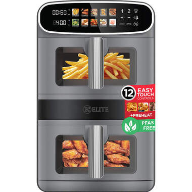 Click here for Kitchen Elite KE-DAF100GY 13QT Dual-Basket Digital... prices