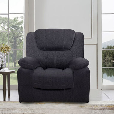Click here for Cheers 3145-L1-1K Kayla Glider Recliner - Midnight prices