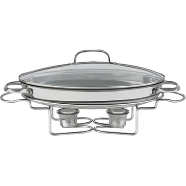 Click here for Cuisinart Stainless Steel Oval Buffet Server  One... prices