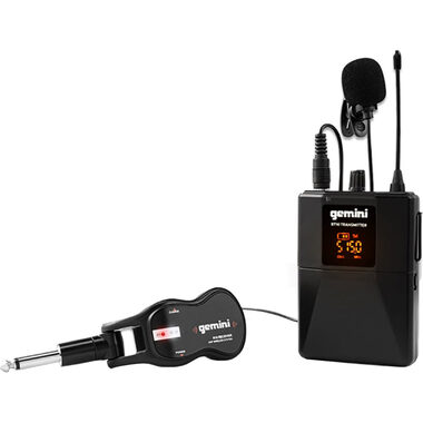 Click here for gemini GMU-HSL100 UHF Wireless Microphone System prices