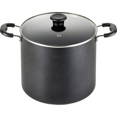 T-Fal(R) Essentials 12qt. Black Stock Pot