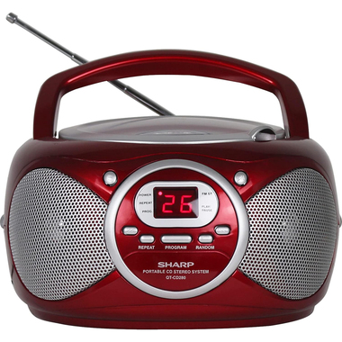 Click here for Sharp QT-CD280RED 7" Bluetooth DVD Boombox -... prices
