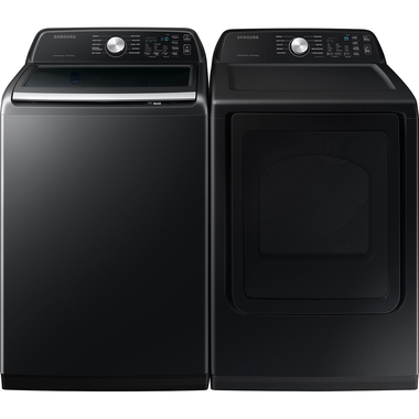 Click here for Samsung WA47CG3500AV-1 Brushed Black Laundry Pair prices