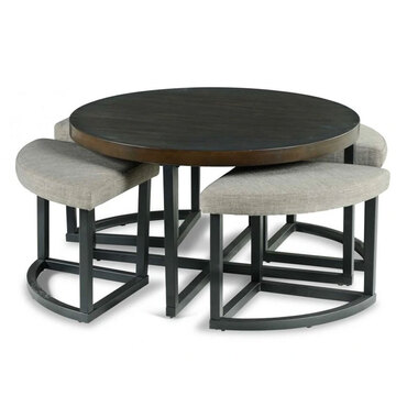 Click here for Steve Silver YU3636NT Yukon Coffee Table with Stoo... prices