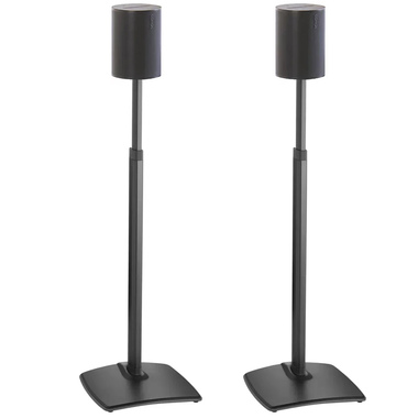 Sanus Height-Adjustable Speaker Stands for Sonos Era 100 - Pair - Black