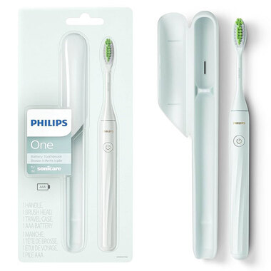 Philips One by Sonicare Mint Blue Battery Toothbrush - Mint blue