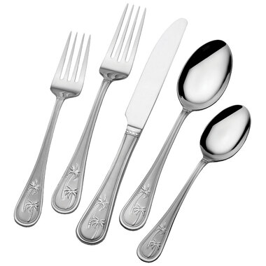 Click here for Towle Palm Breeze 20-Pc. Flatware Set  Service for... prices