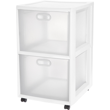 Click here for Sterilite 36208002 Ultra 2-Drawer Cart - White prices