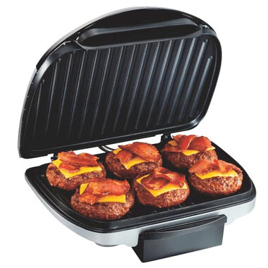 Click here for Hamilton Beach 25371 Indoor Grill  One Size  Silve... prices