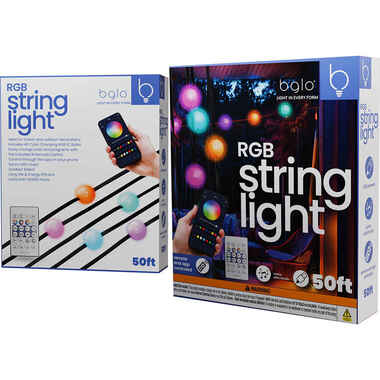 Click here for Bytech GO-SL-PL-100-RB 50’ RGB String Light Bulbs prices