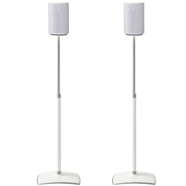 Sanus Height-Adjustable Speaker Stands for Sonos Era 100 - Pair - White