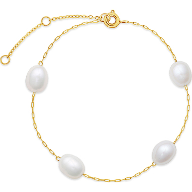 Click here for Mi Tesoro MT-B006GO Pearl Gold Bracelet prices