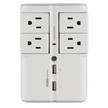 Click here for Sanus SA-OWSP42-W1 Wall Surge  4 Outlets  2 USB Po... prices