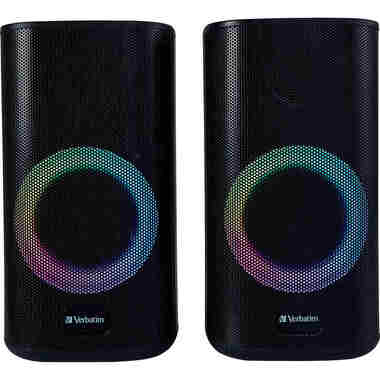 Click here for Verbatim 70747 RGB Gaming Stereo Desktop Speakers prices