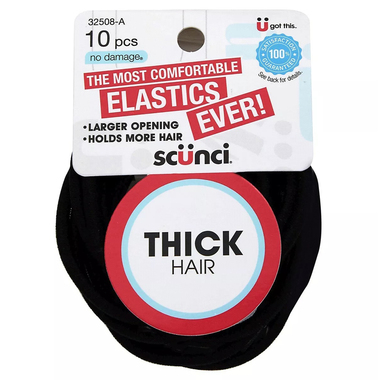 Click here for Scunci 32508 10-Pack No Damage Hair Elastics prices