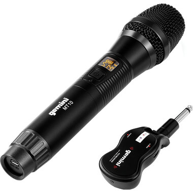 Gemini Uhf Wireless Microphone System - Black