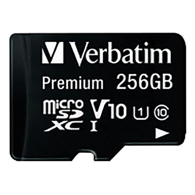 Click here for VERBATIM VER70364 256GB Prem SDXC Memory CL10 prices