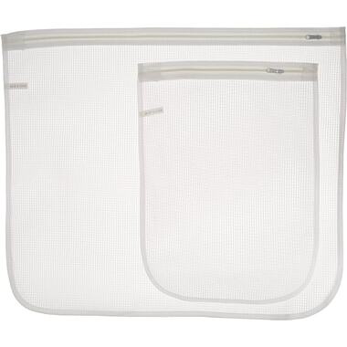 Click here for Whitmor 6154-140 2-Piece Zippered Mesh Wash Bags prices