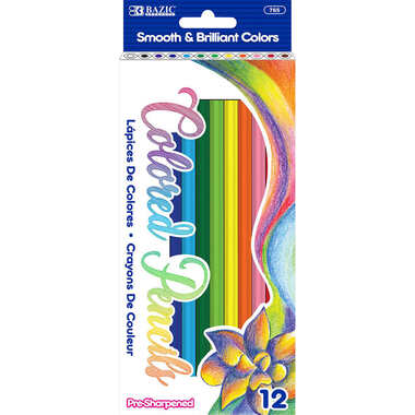 Click here for BAZIC 765-1 12-Pack Colored Pencils prices