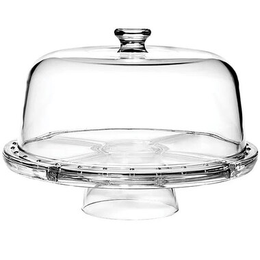 Click here for Mikasa 5272075 Napoli 4 In 1 Cake Plate with Dome prices