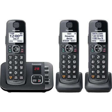 Click here for Panasonic KX-TGE633M 6.0 Cordless Phone System prices