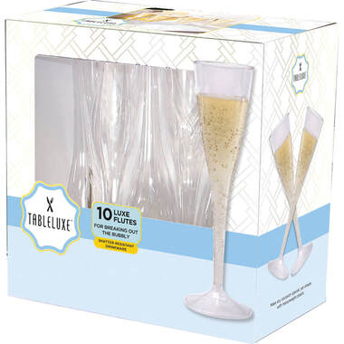 Click here for Tableluxe TLXCW5CHMP310 10-Count 5oz. Luxe Champag... prices