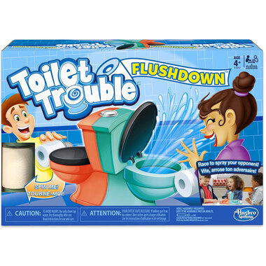 Click here for Hasbro E3257 Toilet Trouble Flushdown Kids Game prices