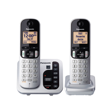 Click here for Panasonic KX-TGC222S DECT 2 Handset Cordless Phone prices